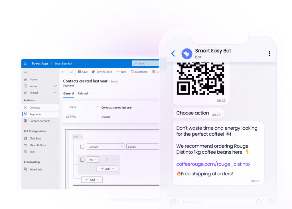 SMART Easy Bot solution - SMART CRM